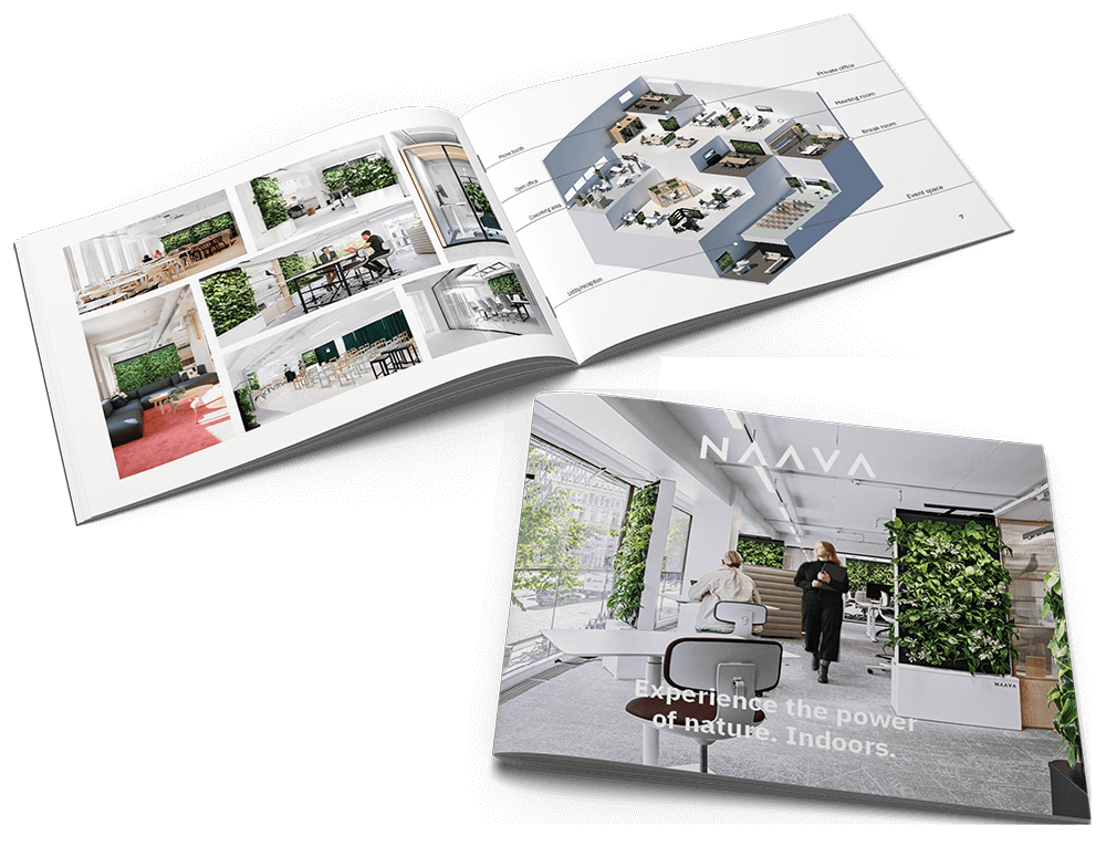 Greenwalls, air-purifying plant furniture and soil-free potted plants